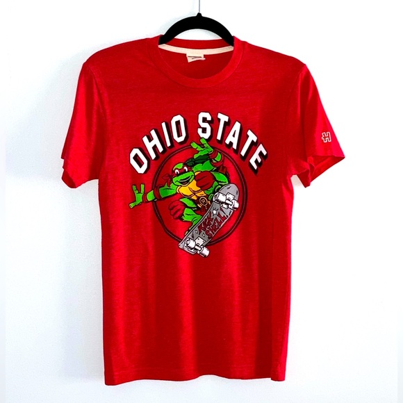 HOMAGE | Shirts | Homage Mens Size Xs Tmnt Raphael Ohio State Graphic ...